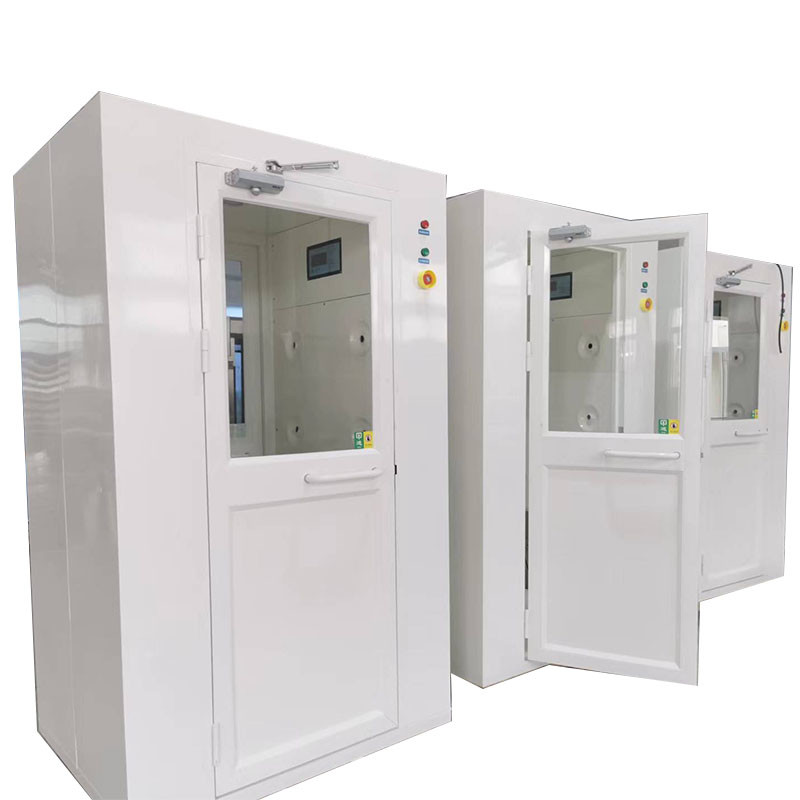 Pass Box Clean Room Air Shower Double Blower Class 100 20m/S